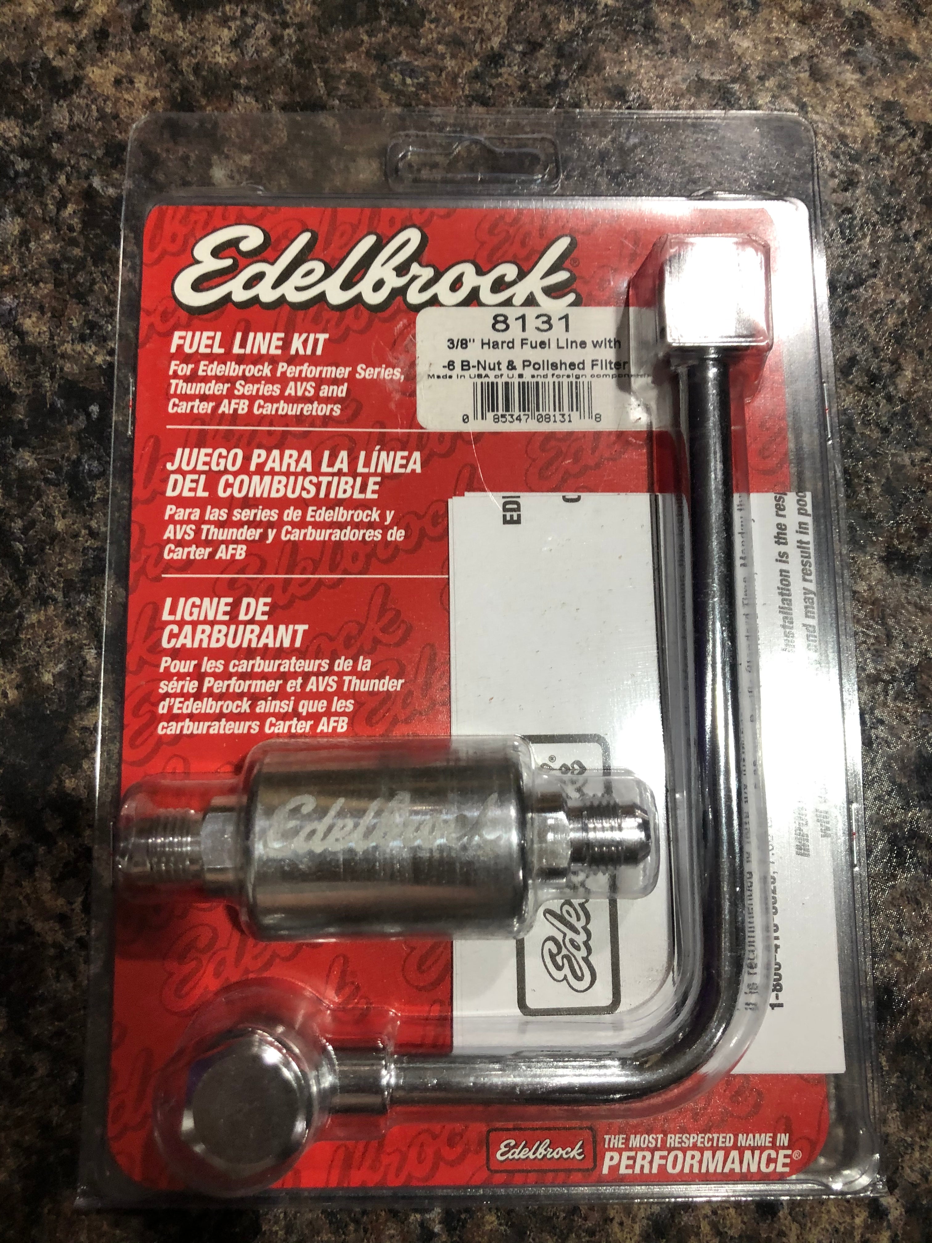 Edelbrock Fuel Line Kit